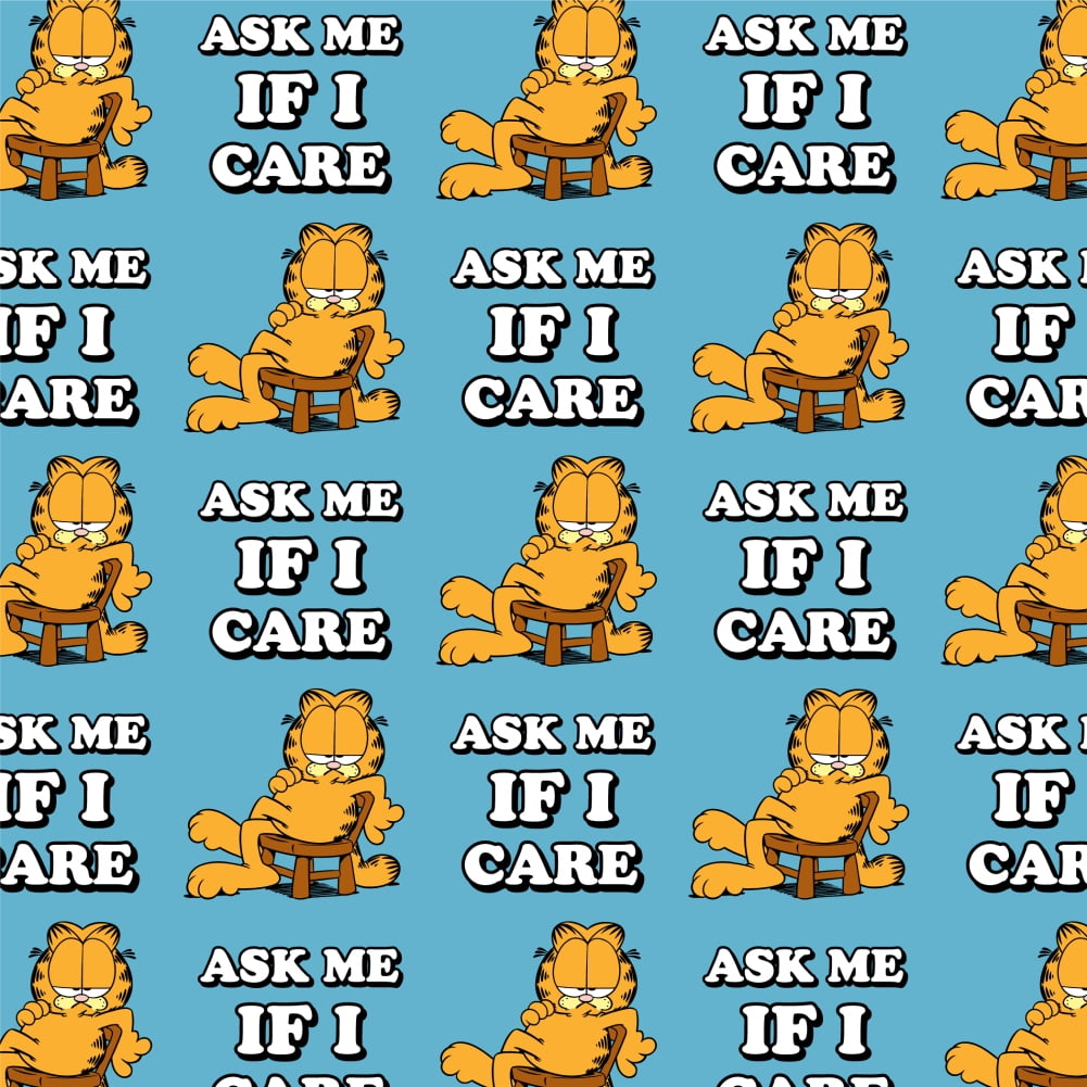 Garfield Ask Me If I Care Premium Roll Gift Wrap Wrapping Paper ...