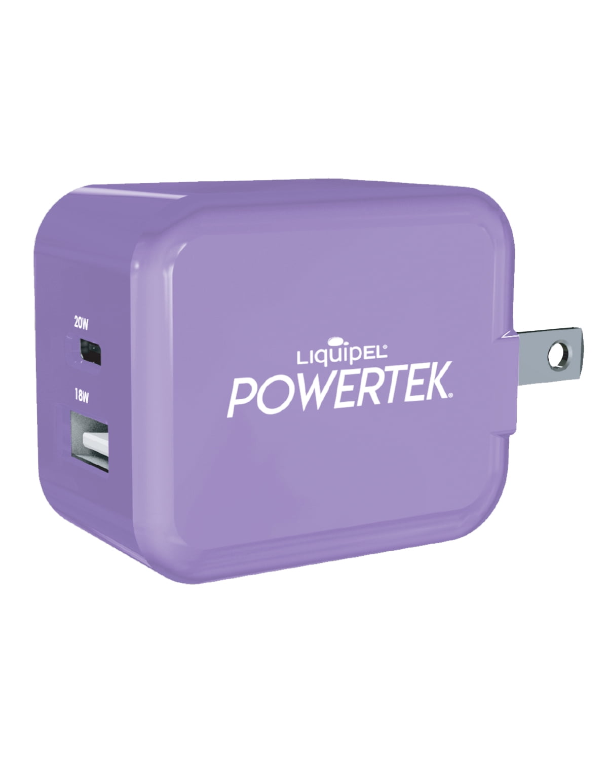 Liquipel Powertek Neon Party Type-C Fast Charging Wall Charger 20W PD ...
