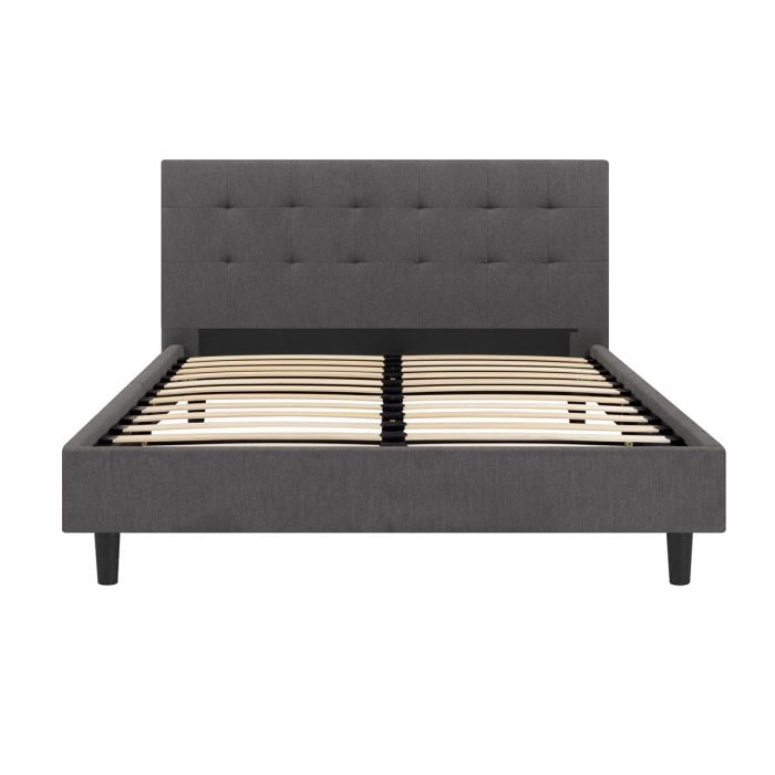 Cama queen size Volpi - Gris Gaia Herbs Contemporáneo | Walmart en línea