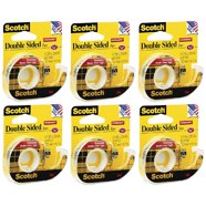 Scotch Double Sided Tape, 1/2 in. x 500 in., Permanent, 2 Boxes/Pack ...