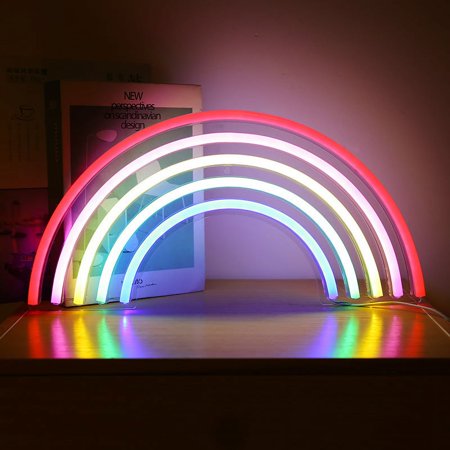 Hello Neon Sign, White & Pink “hello” Light Up Sign, USB LED Neon Sign ...