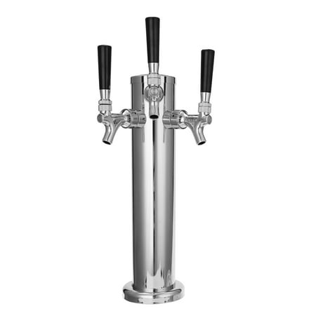 3 Faucets Beer Tower Stainless Steel Beer Dispenser ;Beverage Bar ...
