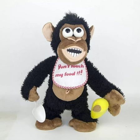30cm Robot Monkey Toys Electronic Plush Animal Cute Interactive Dance ...