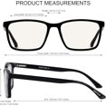 Blue Light Blocking Glasses Men Women Computer Filter Large Frame ...