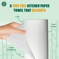 ECO SOUL 100% Compostable Bamboo Kitchen Paper Towel Set of 24 Rolls ...