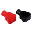 RuiJiao YD308 Car Battery Terminal Covers Pair, PVC Insulating ...