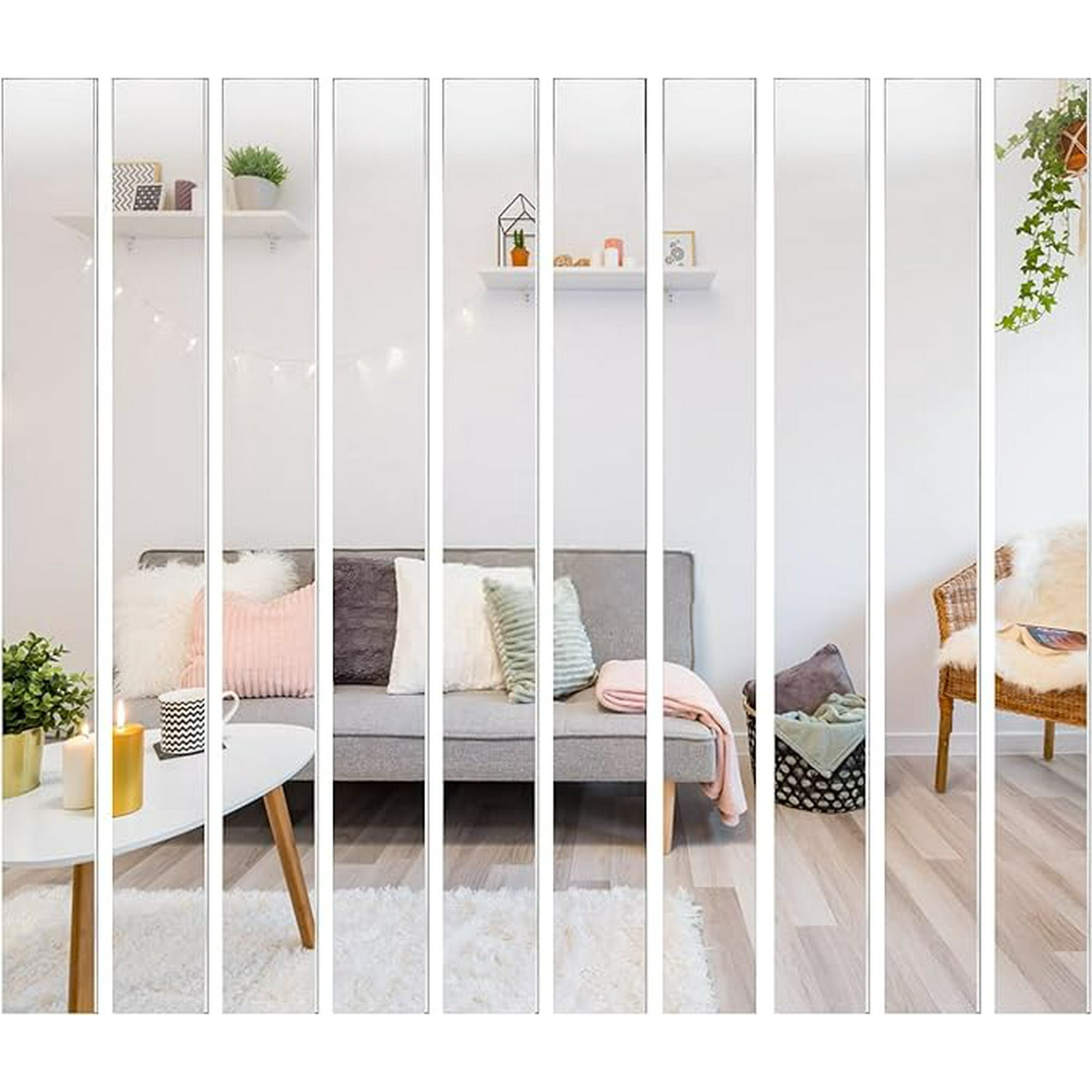 Click here for Xuxuxiangxiang 10 Pack Long Wall Mirrors - 50 X 5... prices