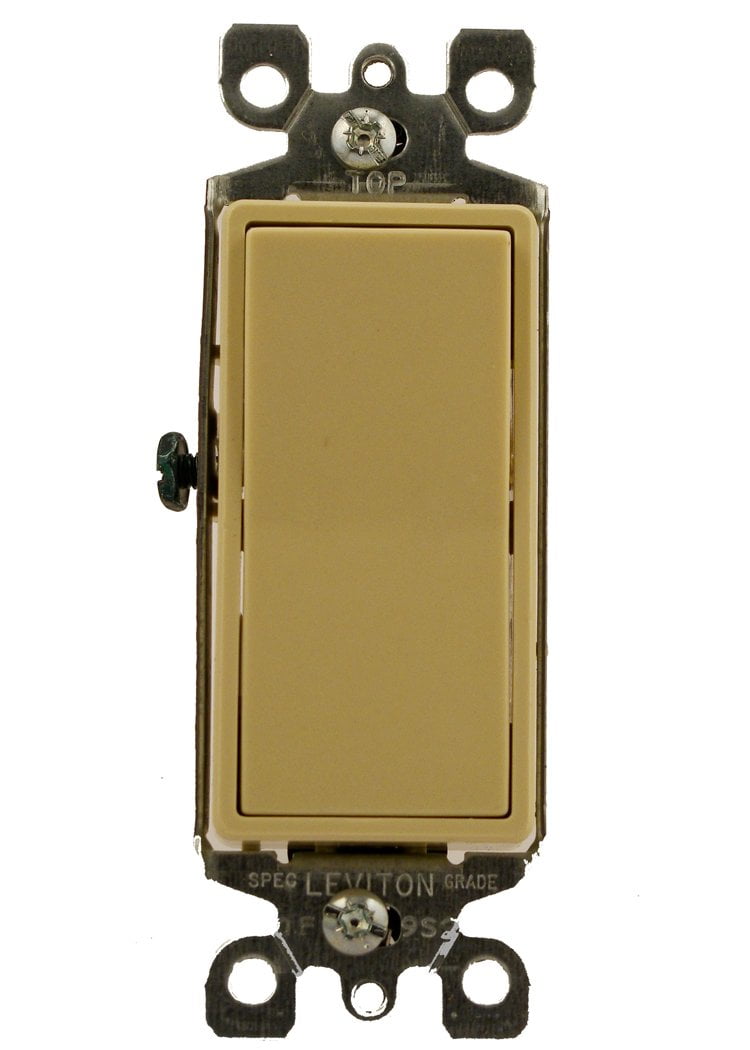 Leviton 5611-2I 15 Amp, 120/277 Volt, Decora Rocker Lighted Handle ...