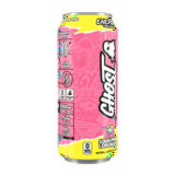 GHOST Energy Sour Pink Lemonade Energy Drink 200mg Caffeine Vegan 16 fl ...