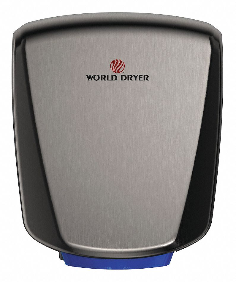 World Dryer Hand Dryer,Gray,SS Cover Q-973A2 - Walmart.com