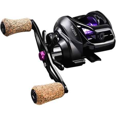Baitcasting Reel BK2000 Fishing Reel 7.2:1 High Speed 5.5KG Max Drag System Woodle Saltwater ...