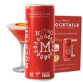Mocktails Nitro-Charged Non Alcoholic Cosmopolitan, 6.8 oz, 12 Pack ...
