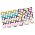10 Sheets Consecutive Number Sticker 1-100 Colorful Adhesive Labels for ...