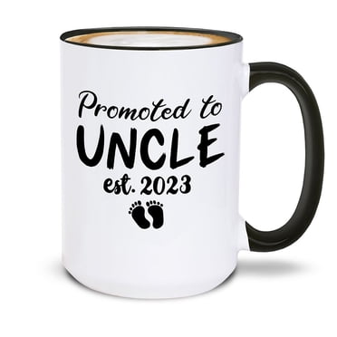 Bearded Funcle Best Funny New Uncle Ever White Ceramic Mug Good Ideas ...