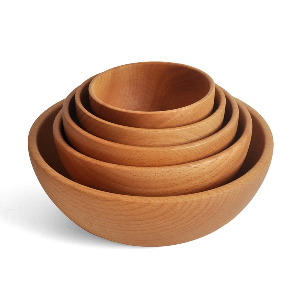 Click here for Lucoss Bamboo Wood Salad Bowl  1 Count 10x5.7cm/3.... prices