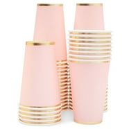 Paper Cups, 9 oz, Light Pink, 14ct - Walmart.com