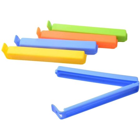 SHIJI65 Sealing Clips for Chips,Cereal,Food Bags,5Packs,4"x0.4 ...