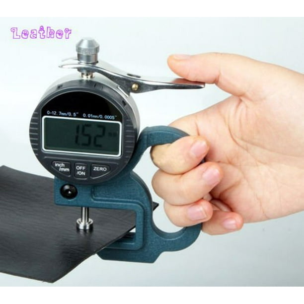 Dial Thickness Gauge Gage Tester 0-10mm 0.01mm Leather Craft Pocket ...