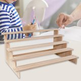 Sharplace Wood Display Riser Showcase Fixtures Creative Modern Jewelry ...
