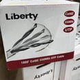 Liberty L6EPWH1BX Cat6e Plenum Ethernet Cable 1000ft 23AWG Solid Copper ...