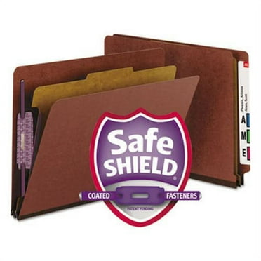 Smead Pressguard® Classification File Folder With Safeshield® Fastener ...