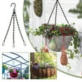 LHWEN Adjustable Hanging Basket Chains Set of 4 Durable Replacements ...