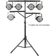 Sound Town DJ Lighting Stand, Height Adjustable, 9 ft Tall, with Side ...