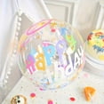 10-Pack Colorful Transparent Birthday Balloons - 20-Inch Party ...