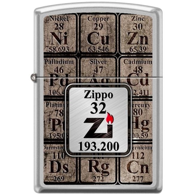 Zippo Manufacturing ZIP-207CI017838 2019 205 Table of Elements Lighter ...