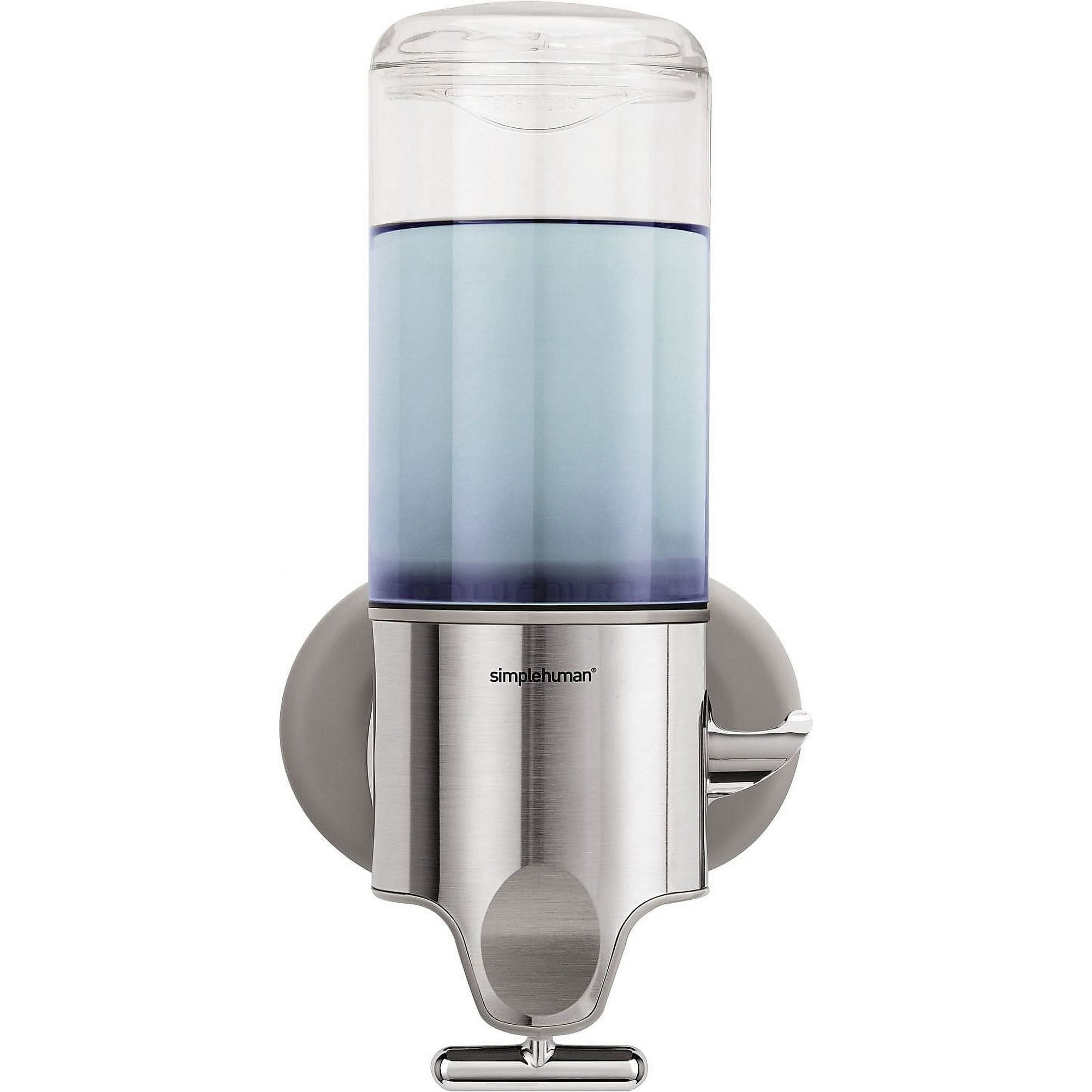 Simplehuman Single Wall Mount Pump Shower Soap Dispenser - steel
