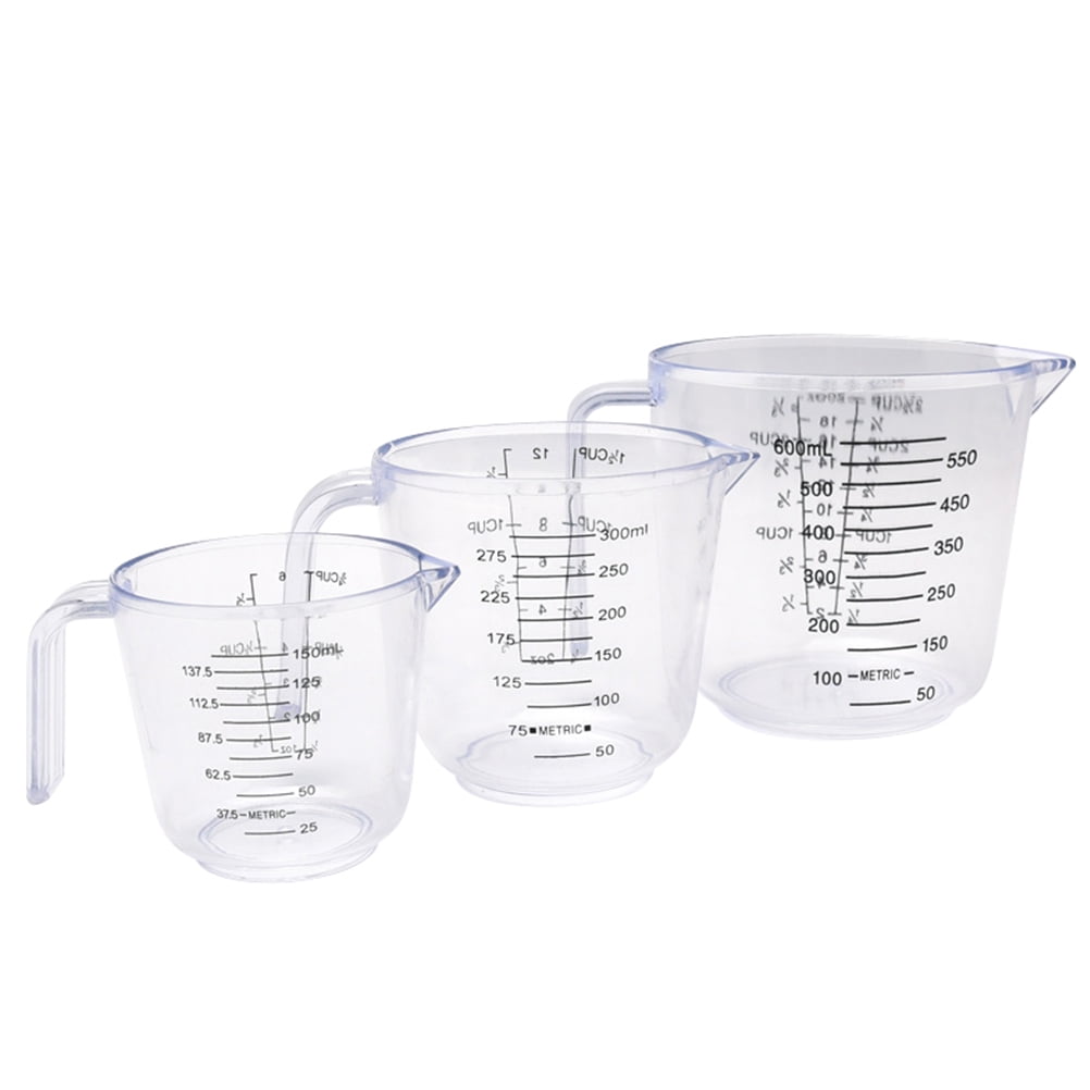 Click here for Pinxor 3pcs Plastic Measuring Cups Clear Measuring... prices