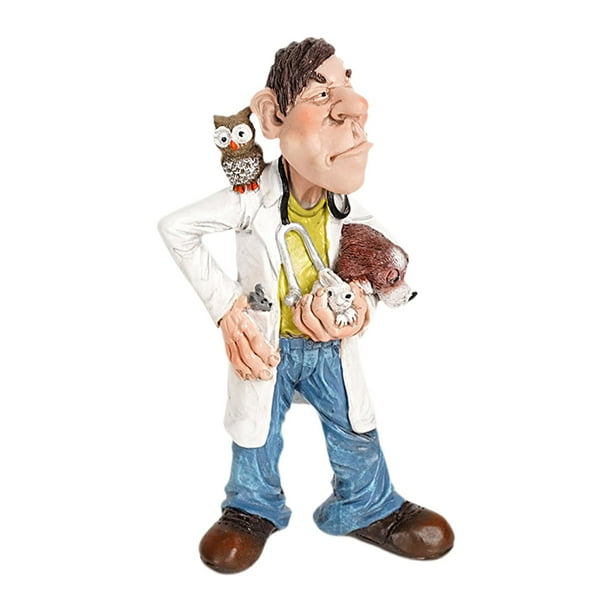 Modern Doctor Statues Figurines Table Centerpieces Decors Abstract ...