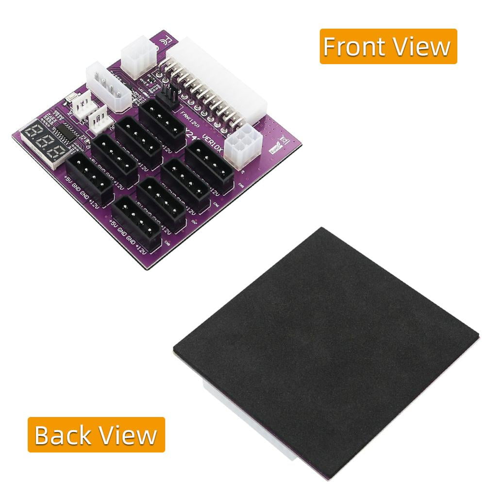 ATX Power Breakout Board with 4-pin and 6-pin Power Connectors for ...