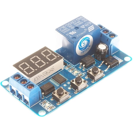 DC 12V Digital Display Trigger Cycle Time Delay Relay Module Board ...