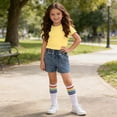 Boy Girl 3 Piece Summer Outfits Short Sleeve T-Shirt Denim Shorts and ...