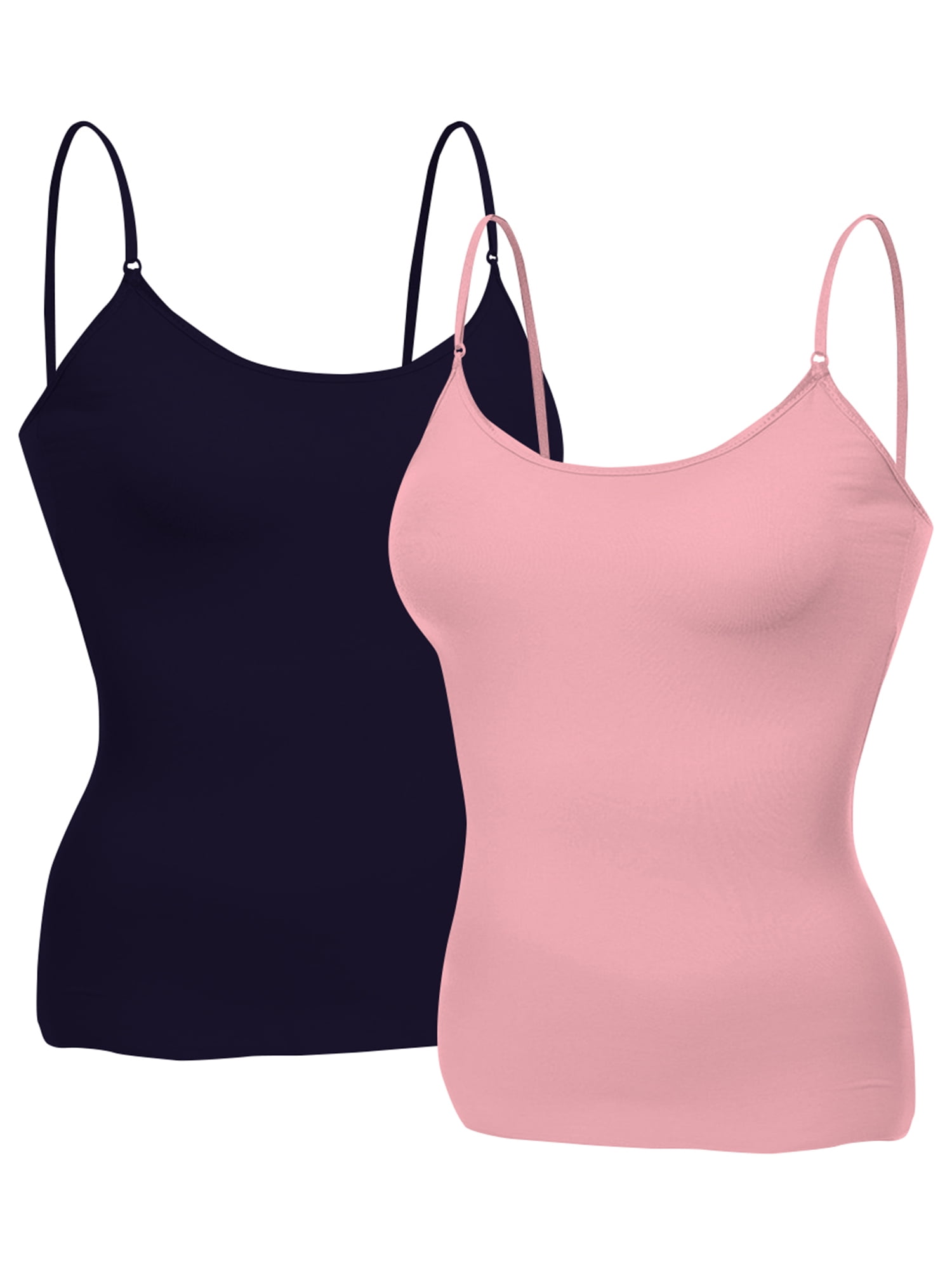 Essential Basic Women Layering Basic Short Camisole Cami Adjustable ...