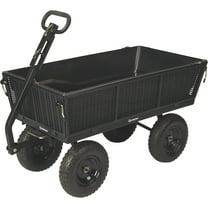 Gorilla Carts 8 Cu. Ft. Steel Dump Cart (Model #Gcsd-8), 39-inch x 28-inch Steel Bed, 1200 lbs ...