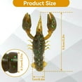10 Pack Soft Shrimp Lure Baits Lifelike Crawfish Artificial Fishing ...