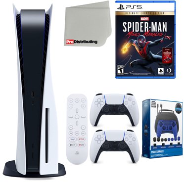 Sony Playstation 5 Disc Version (Sony PS5 Disc) with White Extra ...
