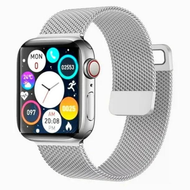 Smartwatch AT7 PRO MAX Correa Metalica By NS Tech Plata | Bodega ...
