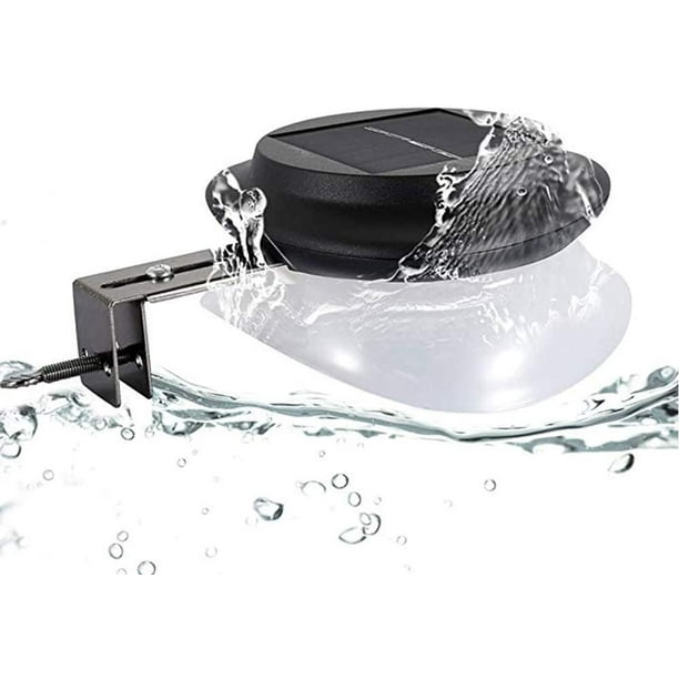 Solar Gutter Lights Outdoor Solar Garden Lights Front Door Corridor ...