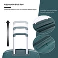 3 Piece Luggage Set Expandable Suitcases Set with Spinner Wheels & TSA ...