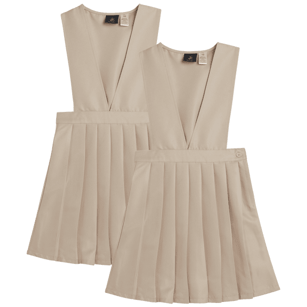 Beverly Hills Polo Club Girls' School Uniform Dress - 2 Pack Sleeveless ...
