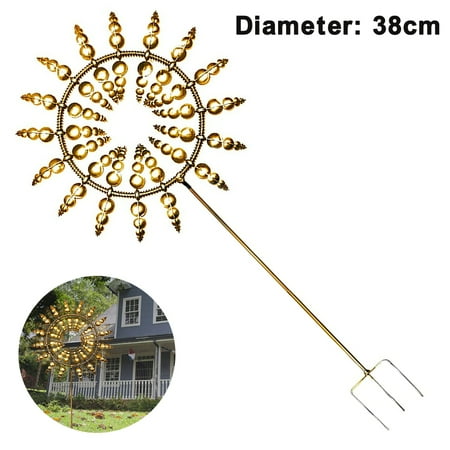 1 pcs Metal Windmill, Outdoor Metal Kinetic Garden Wind Spinners, Yard ...