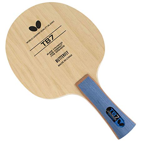 Butterfly TB7 FL Table Tennis Blade - 7-ply All-Wood Blade - Fast ...
