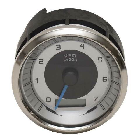 Faria Boat 7000 RPM Tachometer Gauge THC635B | 3 3/8 Inch I/O Gas ...