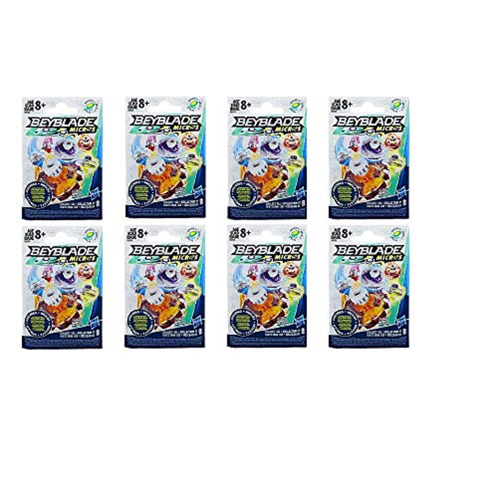 BeyBlade Micro Battling Tops Burst Series 3 Mystery Pack (Bundle of 8 ...