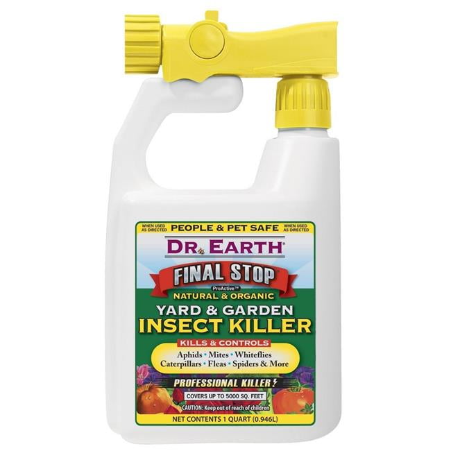 DR Earth 5014691 32 oz Yard & Garden RTS Insect Killer Spray with Hose ...