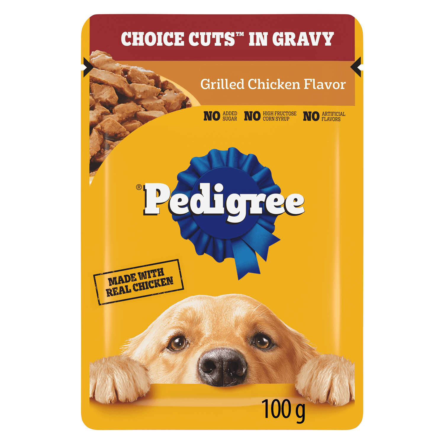 Click here for Pedigree Choice Cuts In Gravy Grilled Chicken Flav... prices