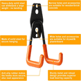 Heavy Duty Wall Hook for Hanging, 2 Pack Garage Tool Organizer Wall ...